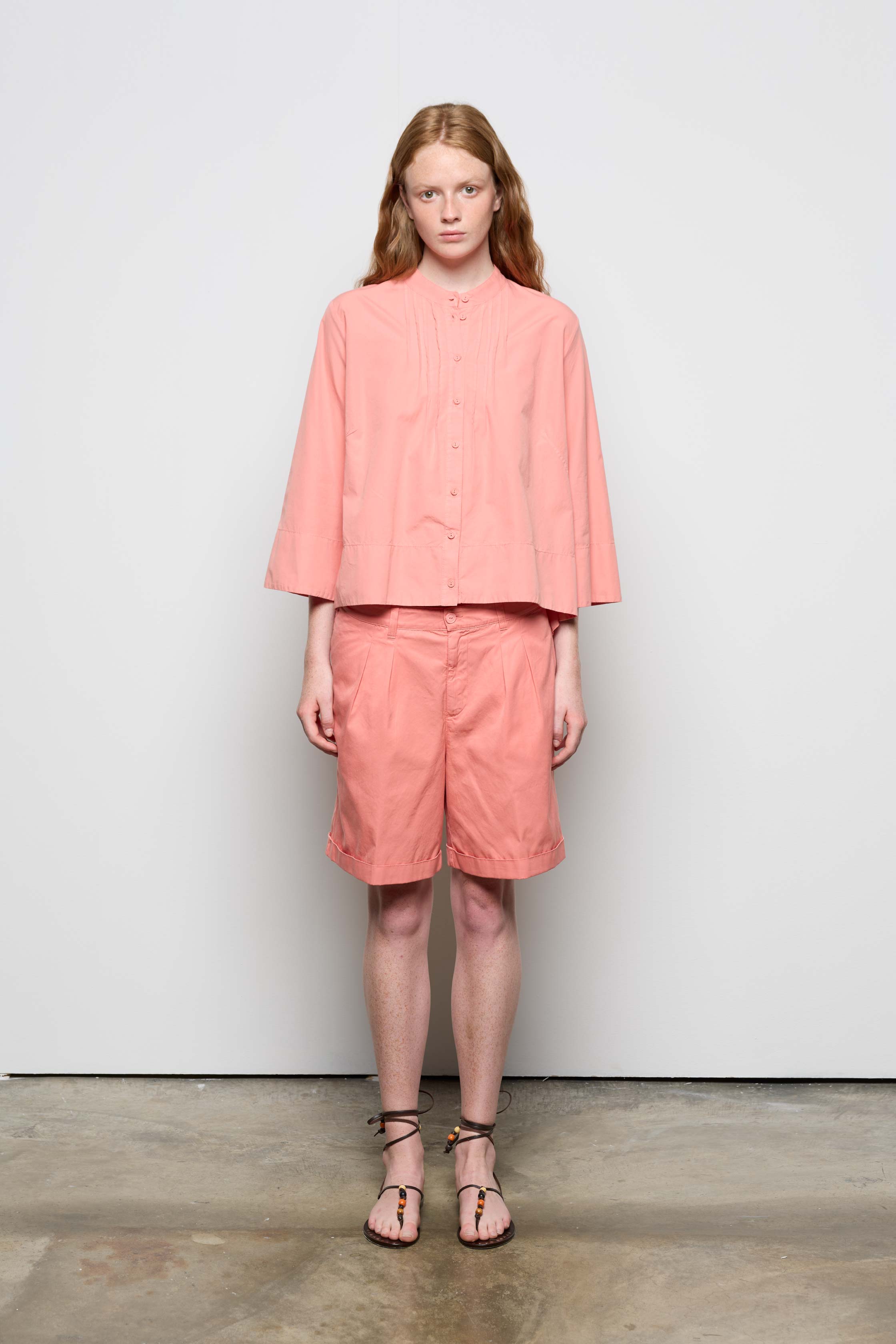 Shirt With Mandarin Collar 6700 3183 – European Culture