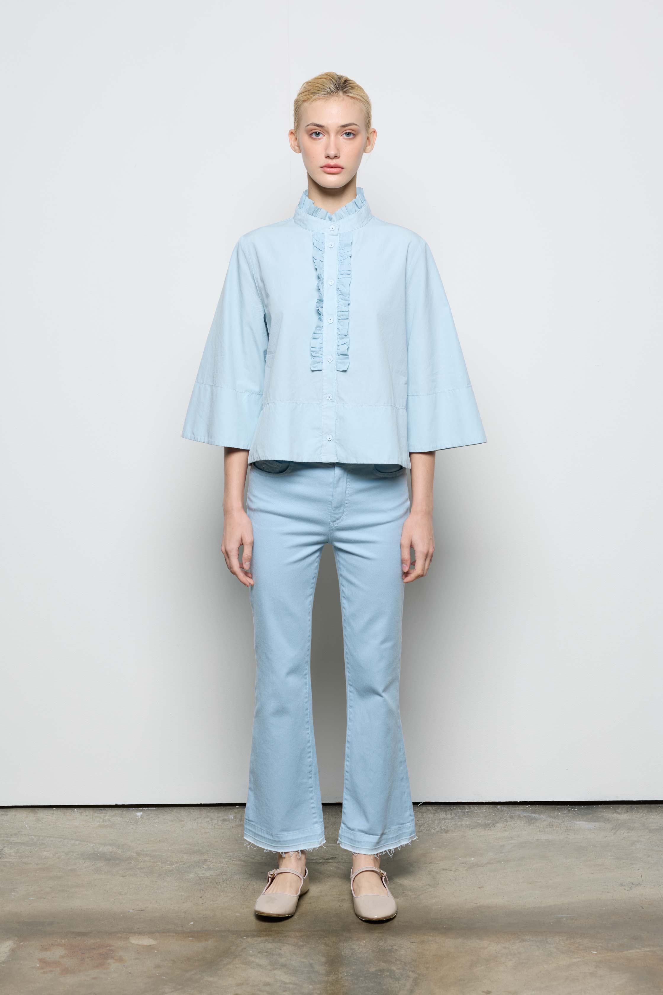 Cotton Poplin Shirt 68L0 3183 – European Culture