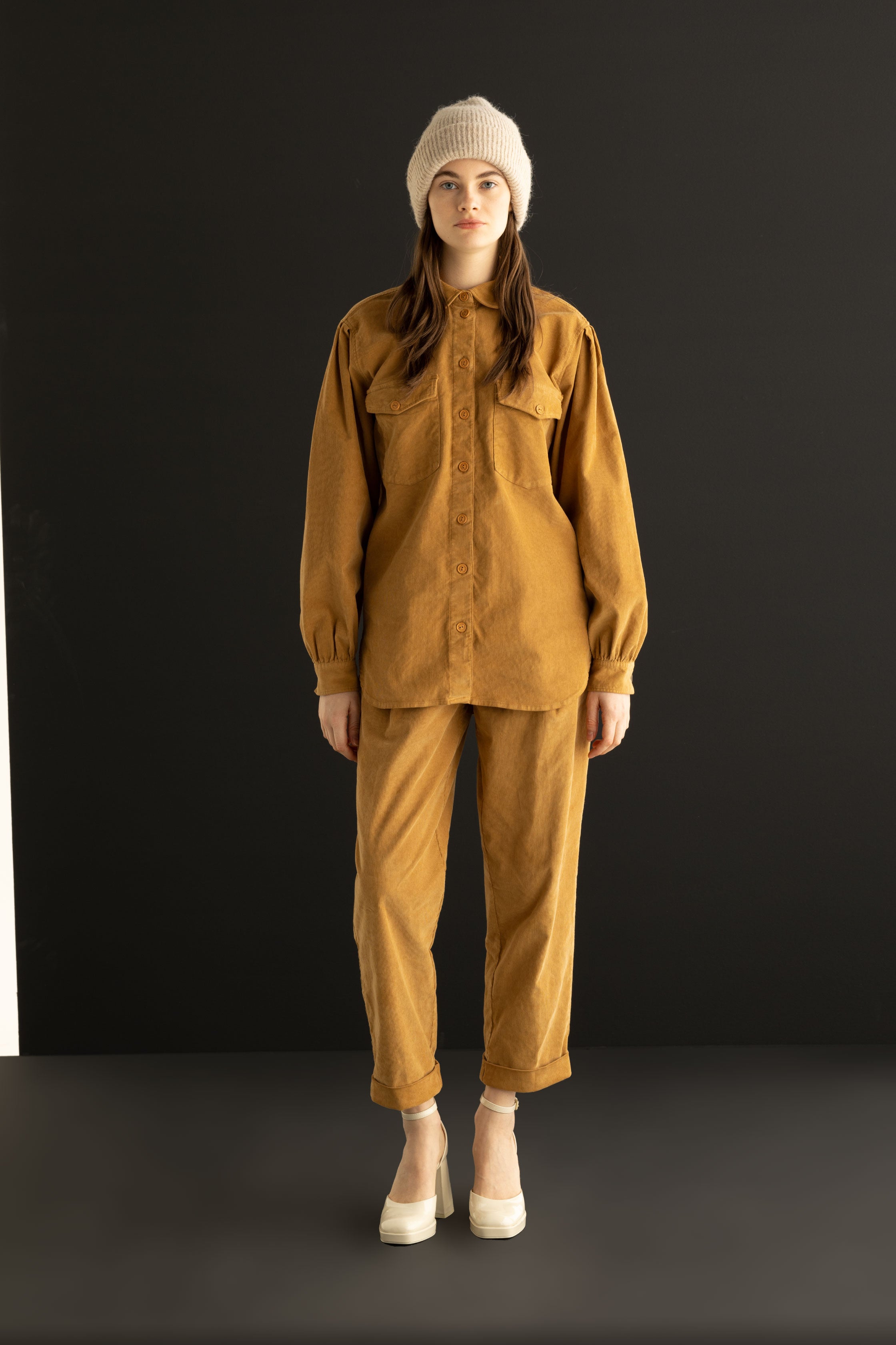 Corduroy Pants Garment Dyed 06FU 0037 – European Culture