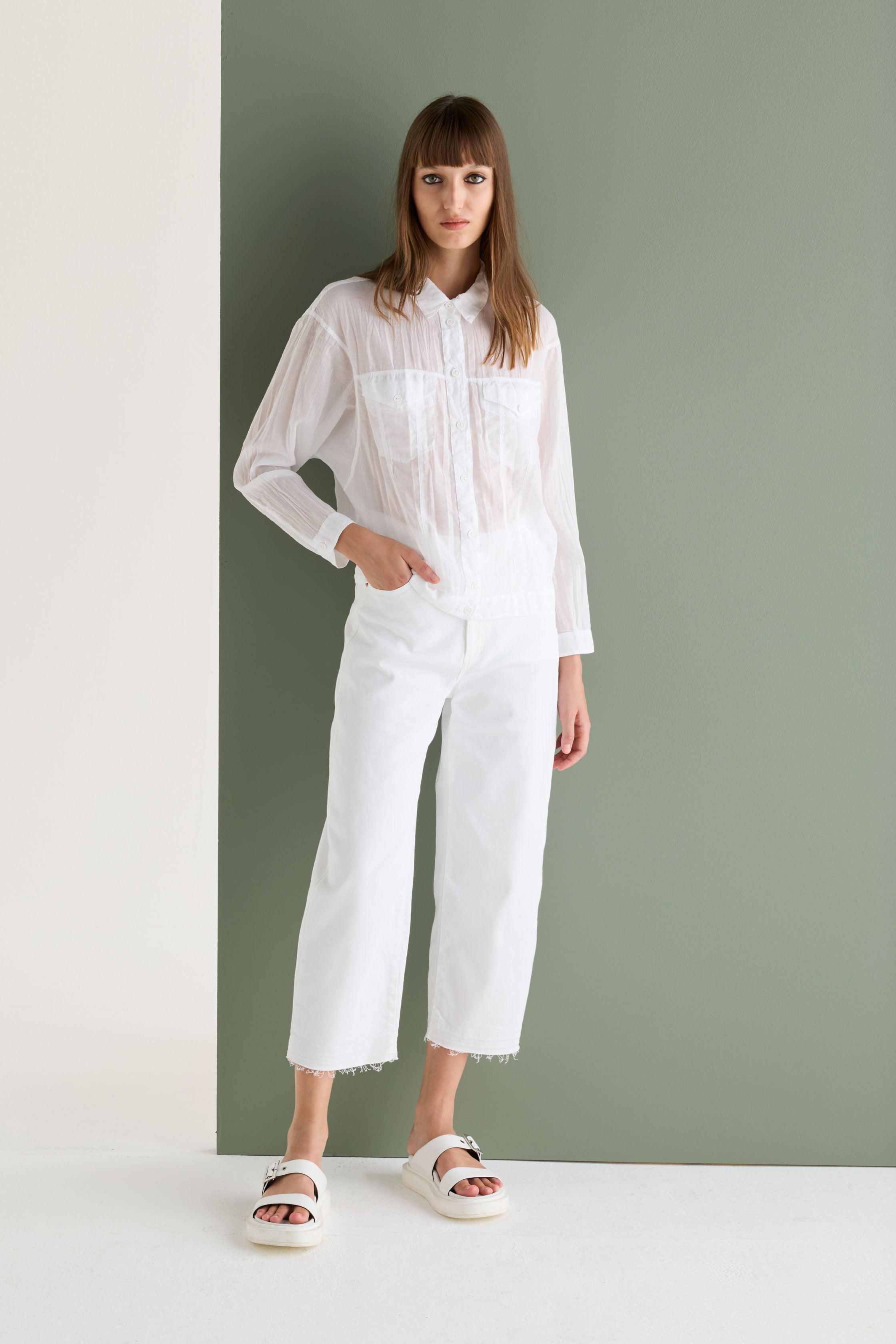 Cotton Muslin Jacket Garment Dyed 775U 7504 – European Culture