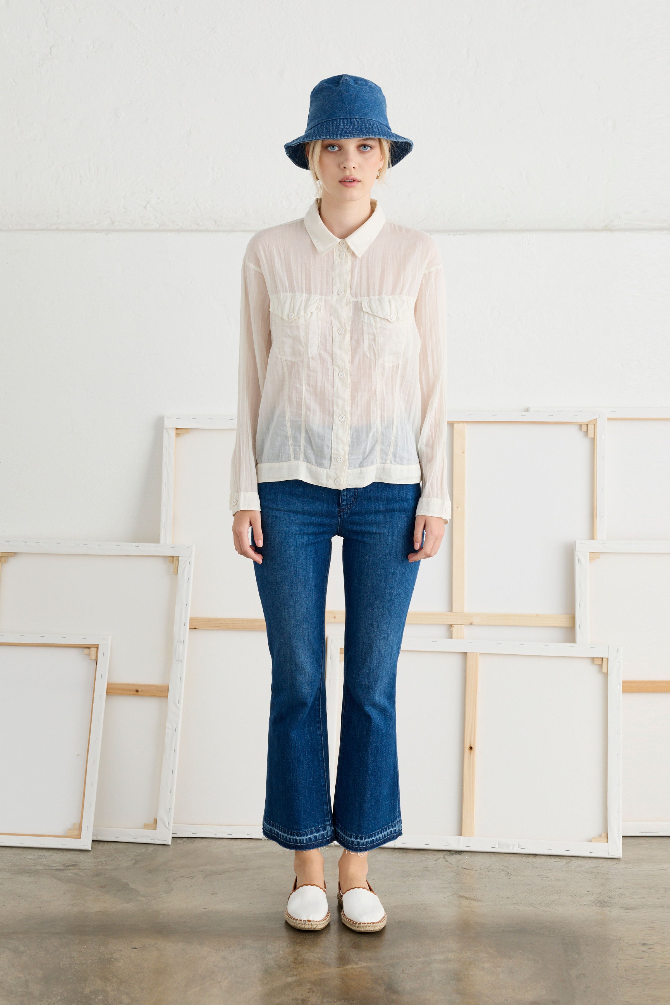 Cotton Muslin Jacket Garment-Dyed 775U 7504 – European Culture